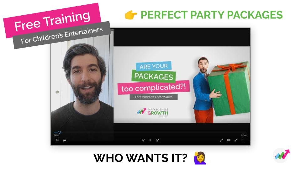 Free Training - Party Business Growth Solutions